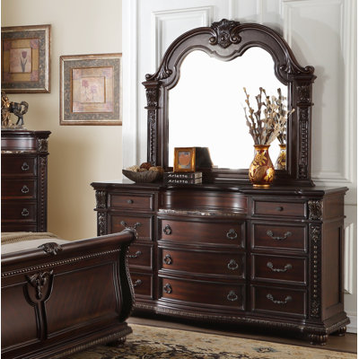 Fletcher mirrored dresser store